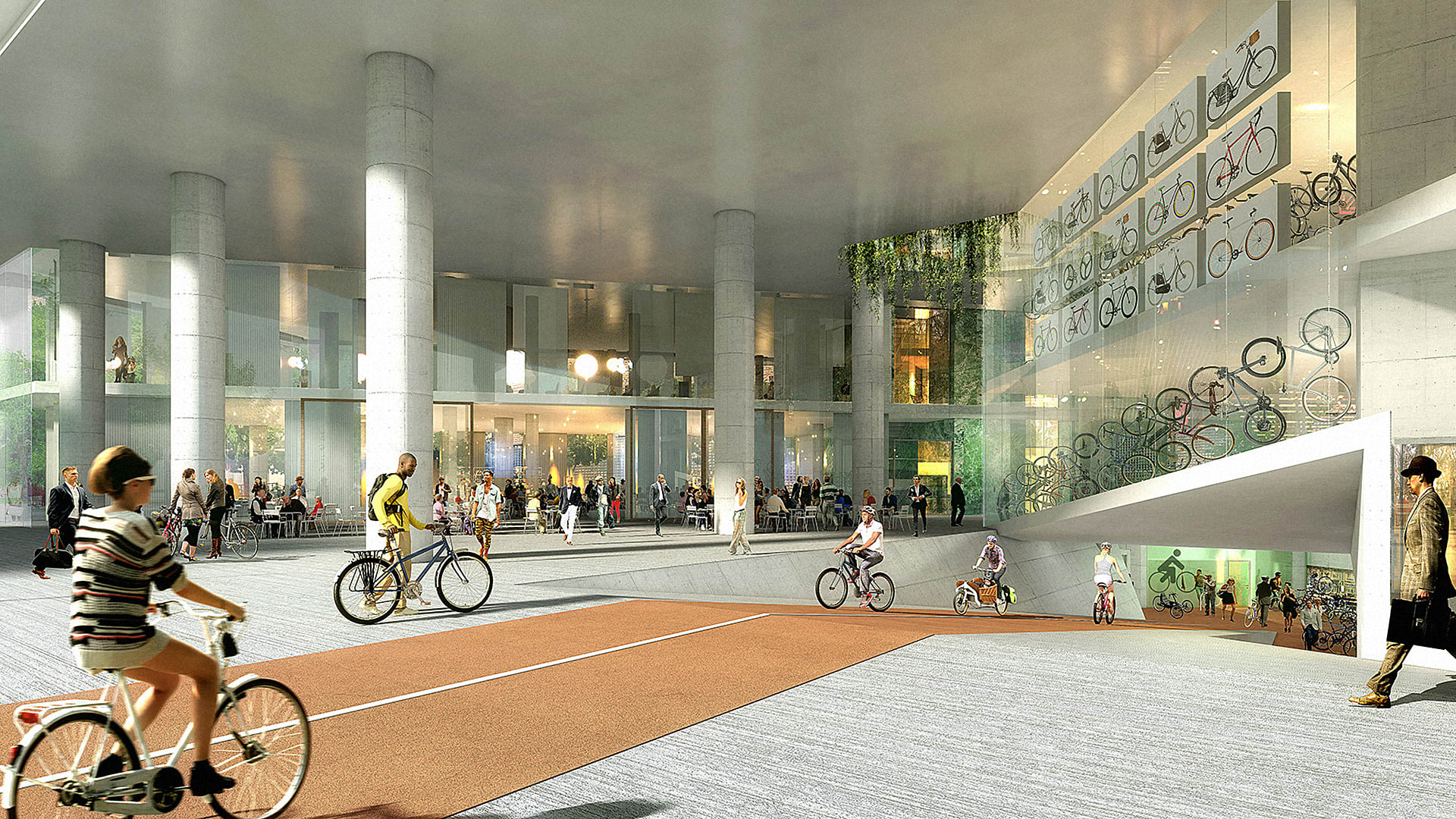This New Office Will Have Hundreds Of Spaces For Bikes-But None For Gas ...