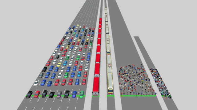 These Animated Videos Show Just How Much Space Cars Waste In Our Cities ...
