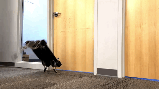 Watch This Cute Prancing Robot Open Doors And Bound Up Stairs - Fast ...