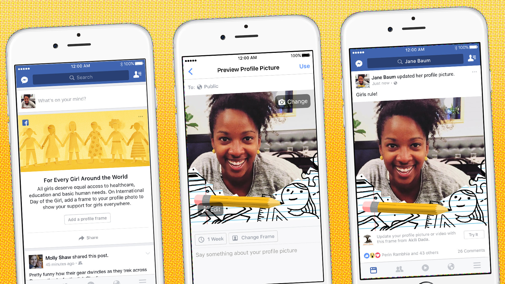Facebook Celebrates International Day Of The Girl With New Profile ...
