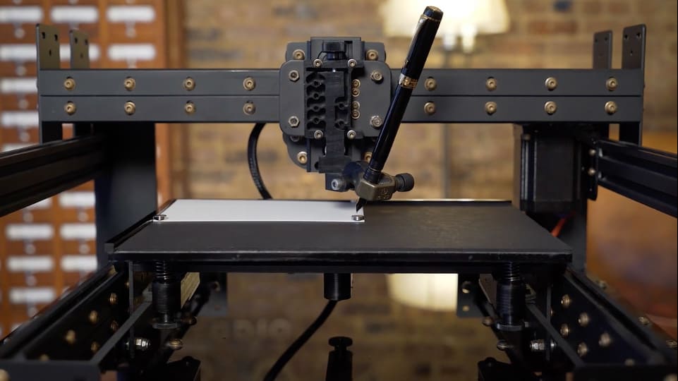 This Machine Creepily Duplicates Your Handwriting Perfectly - Fast Company