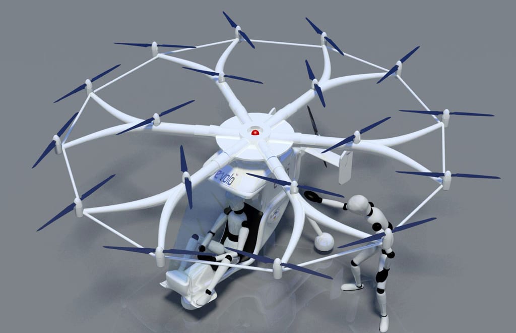 An 18-Rotor "Volocopter" Takes Flight - Fast Company