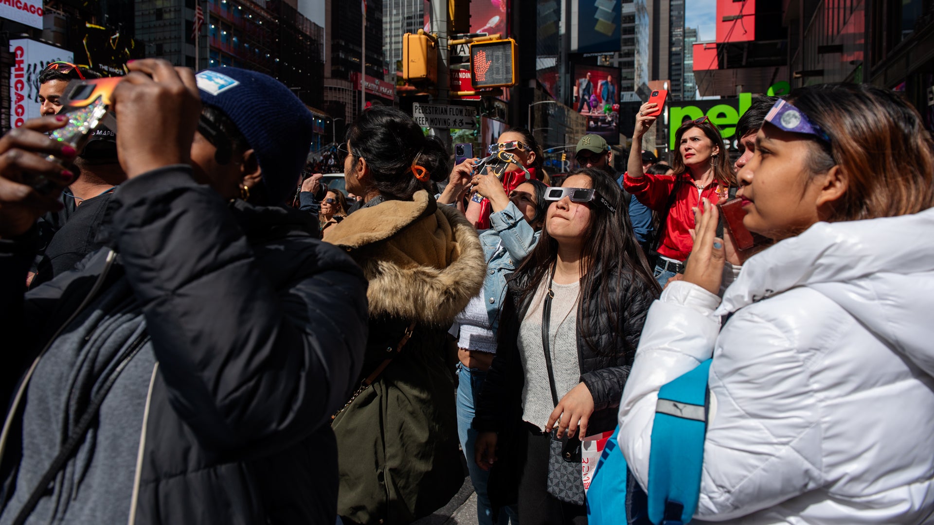 Photos: What it was like to watch the 2024 solar eclipse from NYC ...