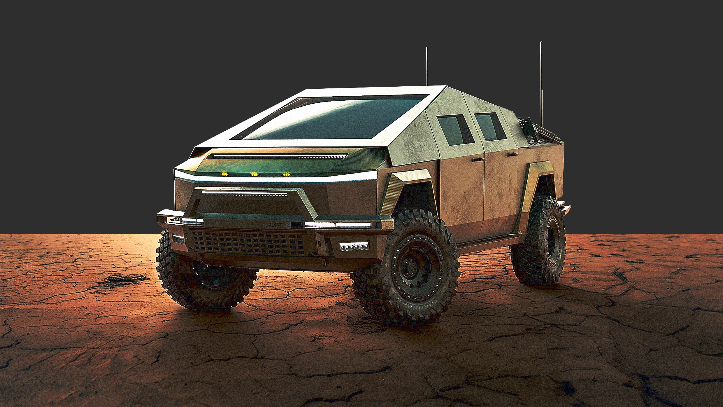 The Cybertruck Sting realizes the truck's dystopian potential - Fast ...