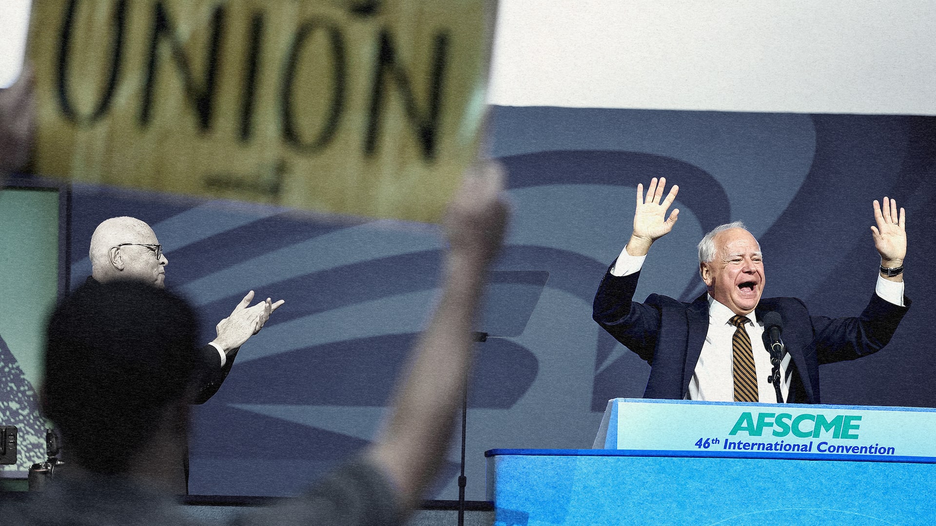 Tim Walz slams Trump and Vance’s ‘war on workers’ in a fiery pro-union ...