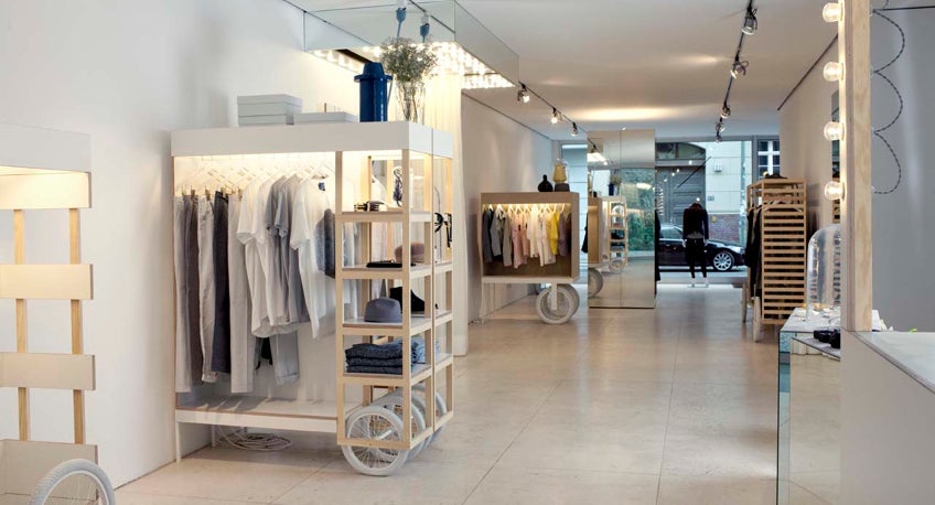 Clever Mobile Carts Remake a Chic Boutique In a Jiffy - Fast Company