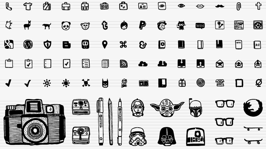 Hand-Drawn Icons Give Your Computer Desktop A Crafty New Look - Fast ...