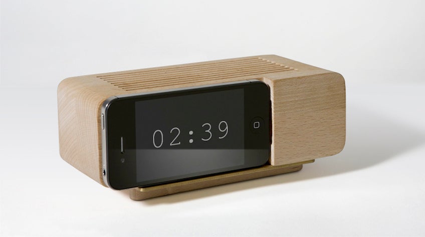 A Dock That Turns The iPhone Into An Analog Alarm Clock - Fast Company