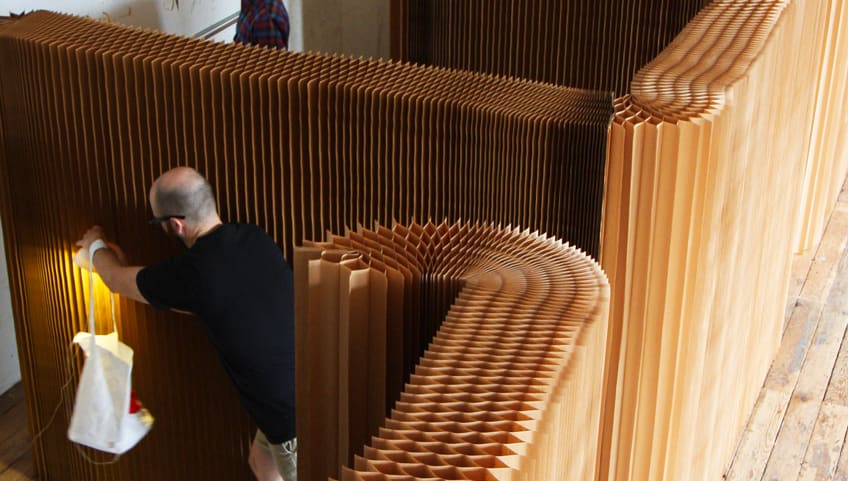 Almost Genius: Molo Creates Emergency Shelters From Pleated Paper ...