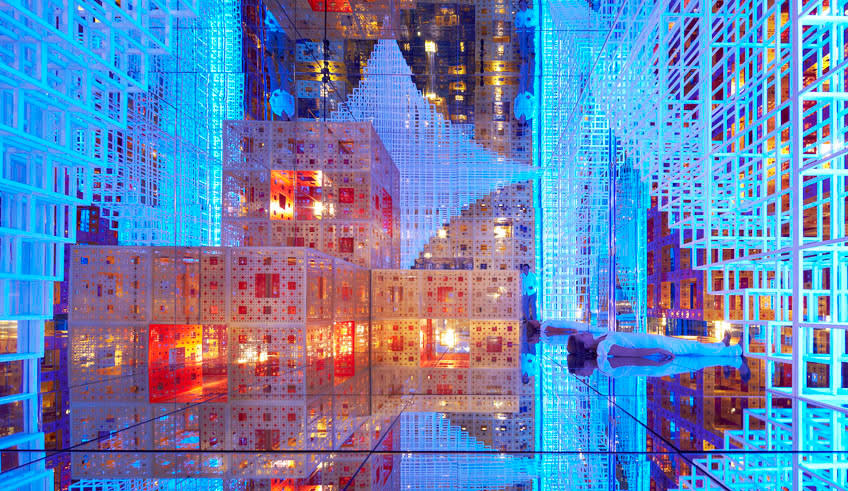 This Is What Art Made Of Infinite Reflections Looks Like - Fast Company