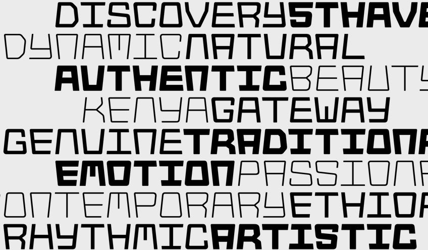 A Beautiful Typeface For The African Art Museum Echoes The Building It ...