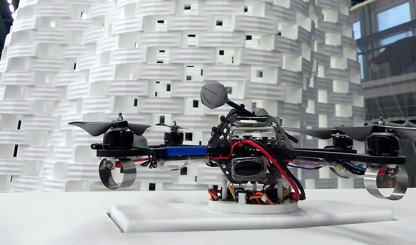First Time Ever: Flying Robots Build 20-Foot-Tall Tower [Video] - Fast ...