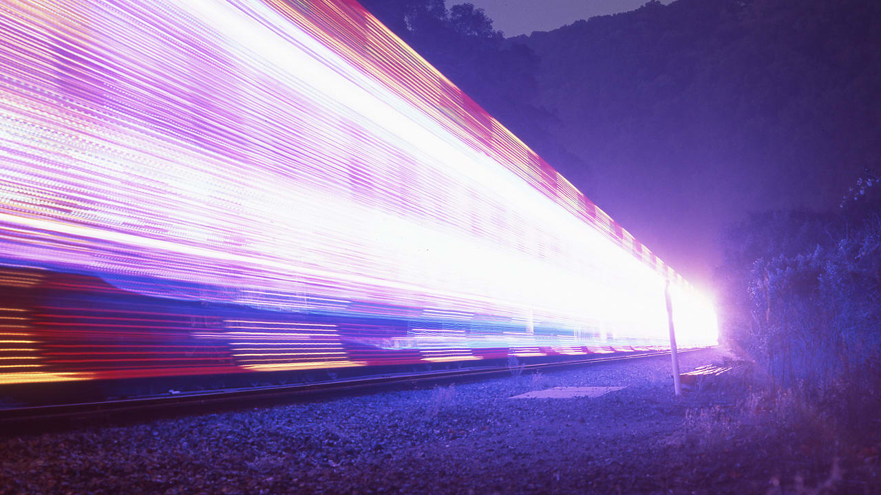 Long-Exposure Pics Make Trains Look Like Laser Beams - Fast Company