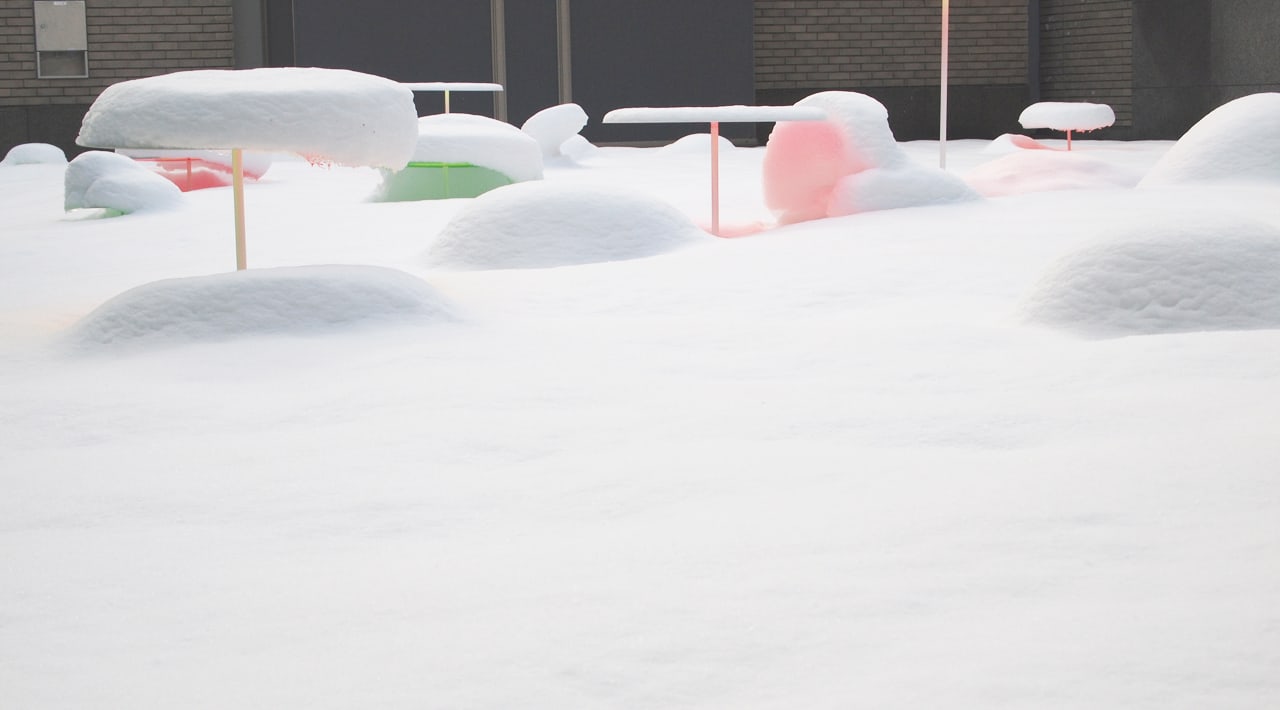 Art Installation Turns Frosty Winterscape Into Candyland - Fast Company