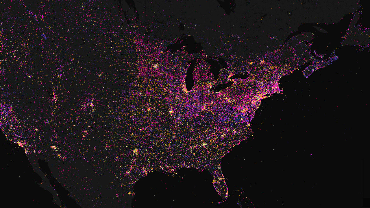 A Glowing Map Of Wikipedia's Worldwide Community - Fast Company
