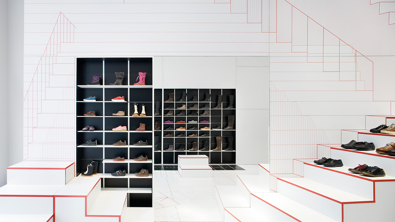 Camper's New Shoe Store Visualizes The Act Of Walking - Fast Company