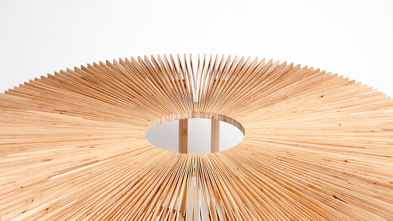 Watch The Fan Table Transform From Small Rectangle To Huge Circle ...