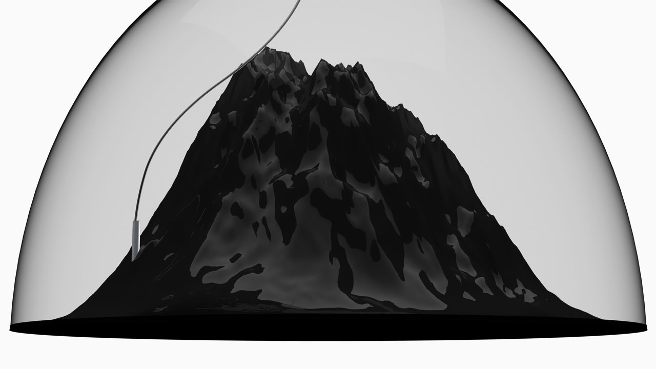 A Lamp That Looks Like A Glowing Alpine Peak - Fast Company