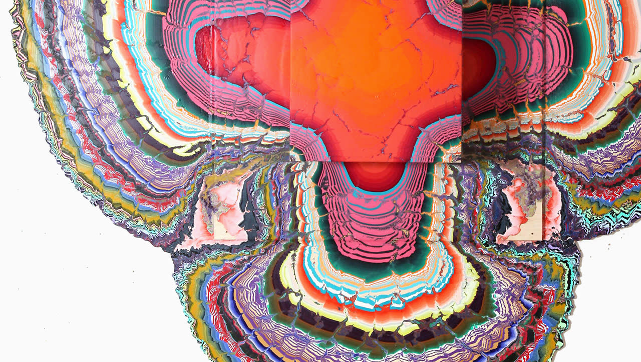 Holton Rower's Paintings Look Like Geodes, Dripping Off The Wall - Fast ...
