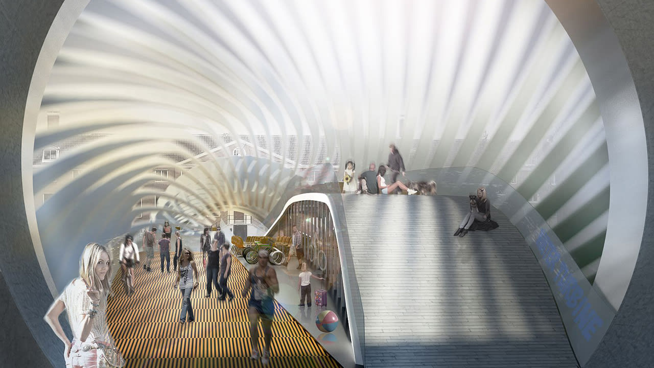 A Pedestrian Bridge That Doubles As A Water Turbine - Fast Company