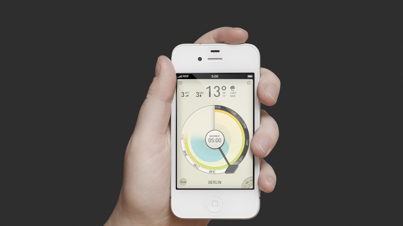 With Partly Cloudy, Your iPhone Displays The Weather Like A Clock ...