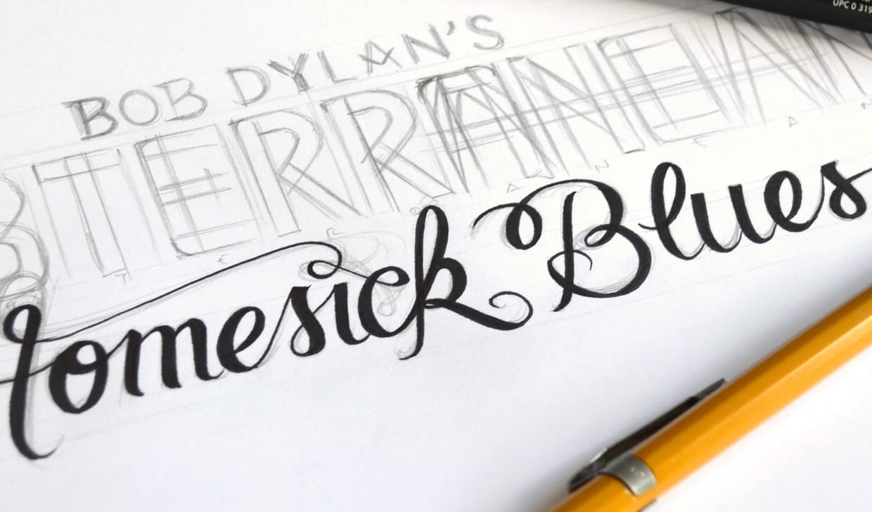 Bob Dylan's Genius Inspires A Sprawling Experiment In Hand-Drawn Type ...