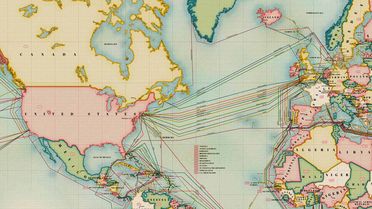 Infographic: The 550,000 Miles Of Undersea Cabling That Powers The ...