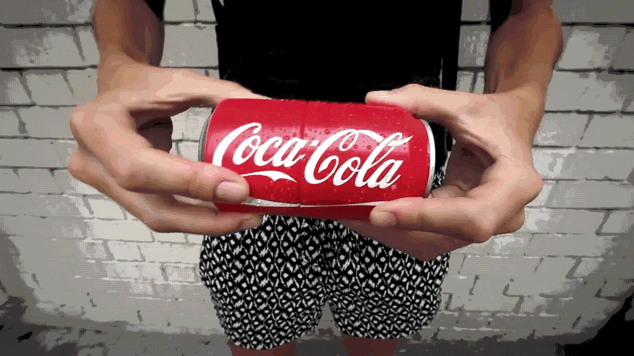 Coke's Social Can Splits Into Two Before Your Eyes - Fast Company