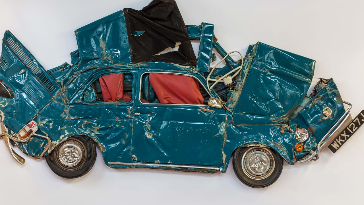 A New Exhibition Celebrates The Beauty Of Crushed Cars - Fast Company