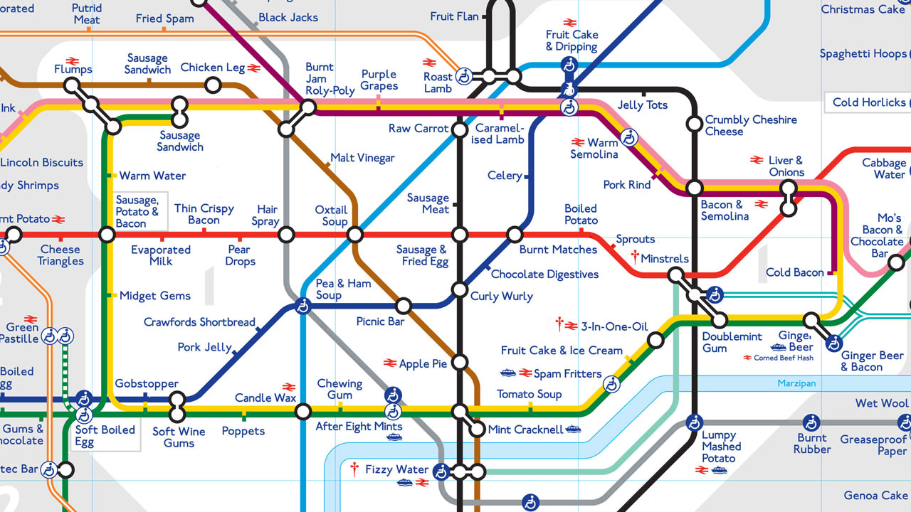 Taste The London Underground With This Synesthesia Subway Map - Fast ...