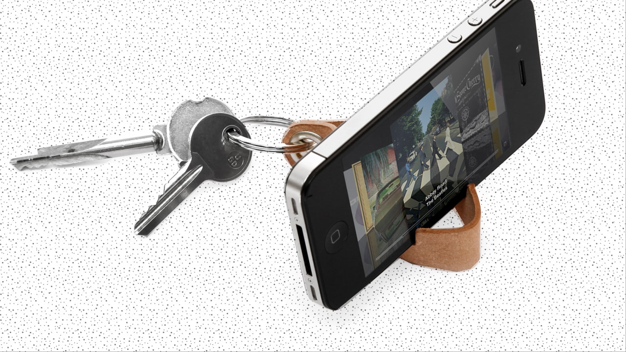 A Clever Key Ring That Doubles As An iPhone Stand - Fast Company