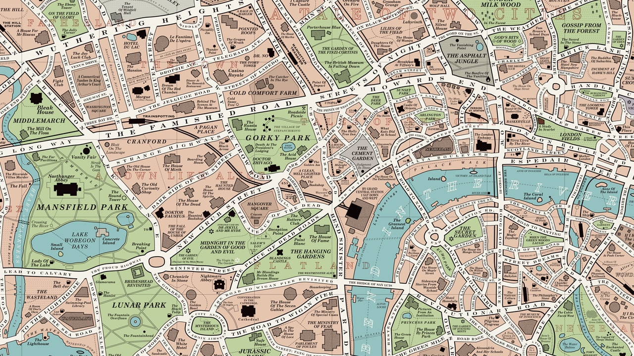 Infographic: Explore The World Of Literary London With This Exquisite ...