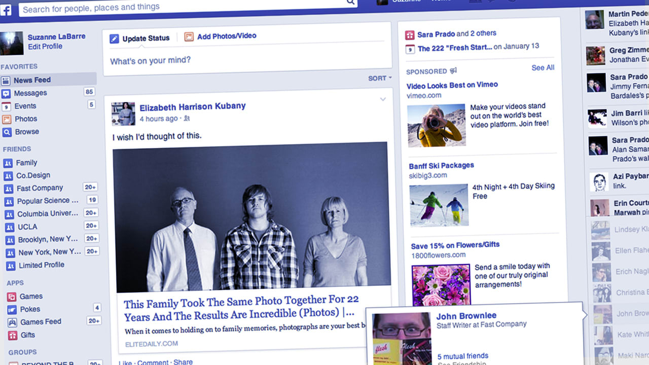 Facebook Is Testing A News Feed That Looks More Like A Newspaper - Fast ...