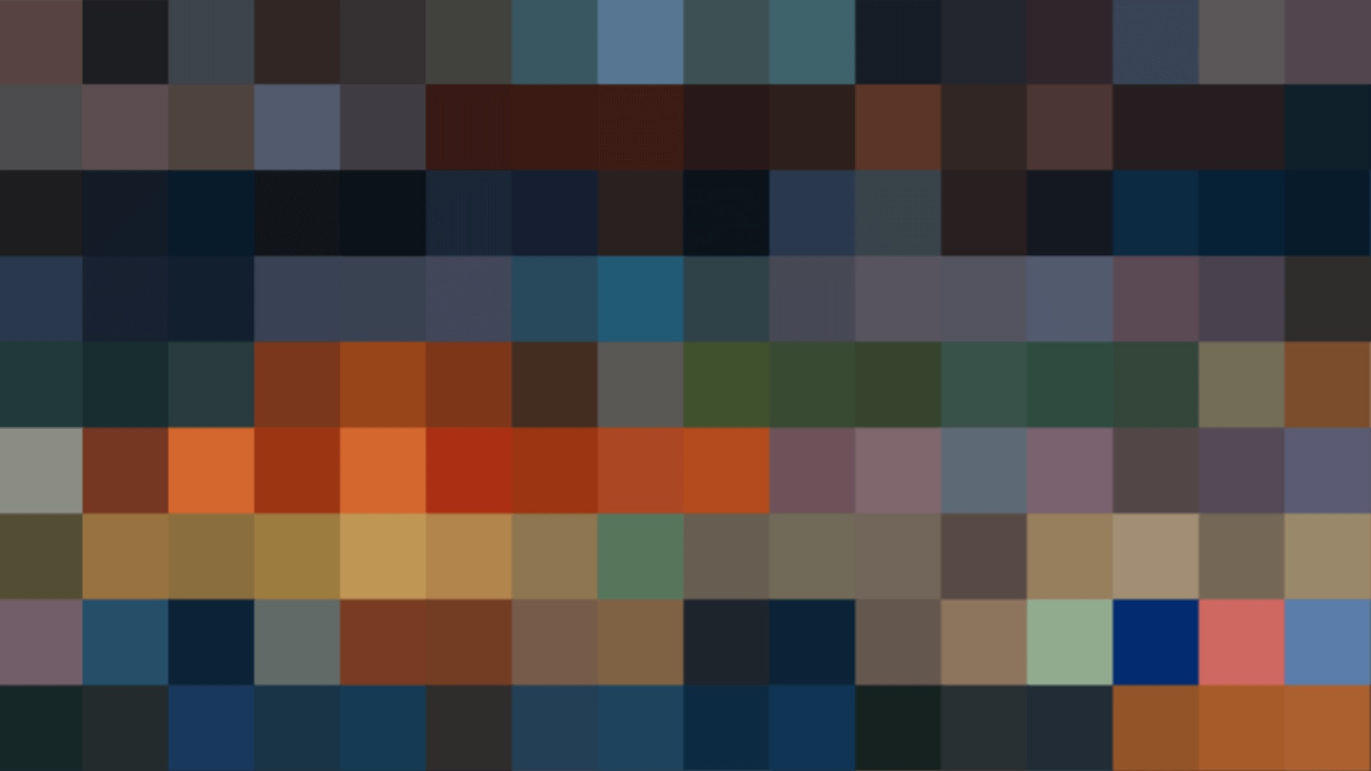 Every Frame Of 5 Famous Films, Distilled Down To Their Color Palettes ...