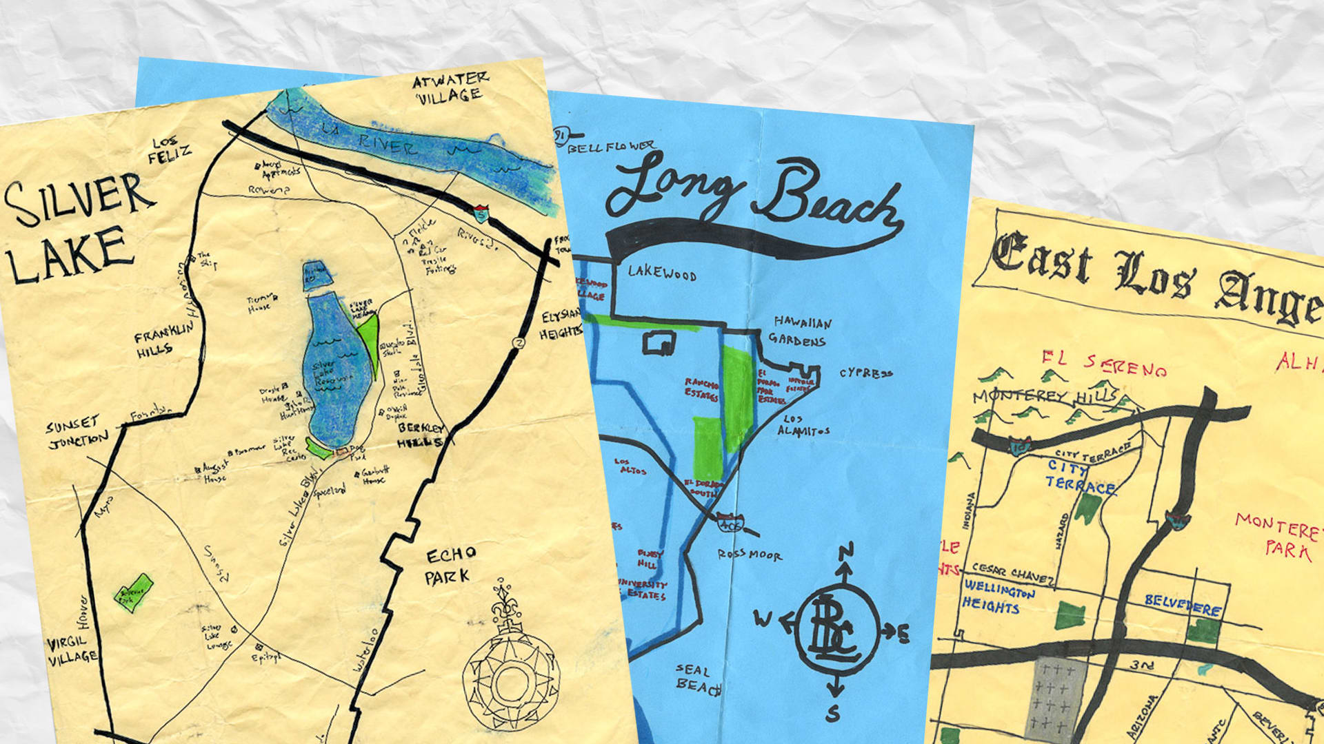 Explore L.A. With These Charmingly Crude Hand-Drawn Maps - Fast Company