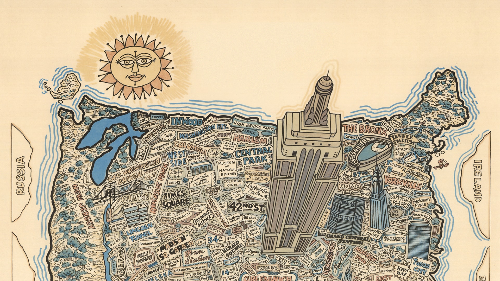 Here's A Map Of The World From A New Yorker's Point Of View - Fast Company