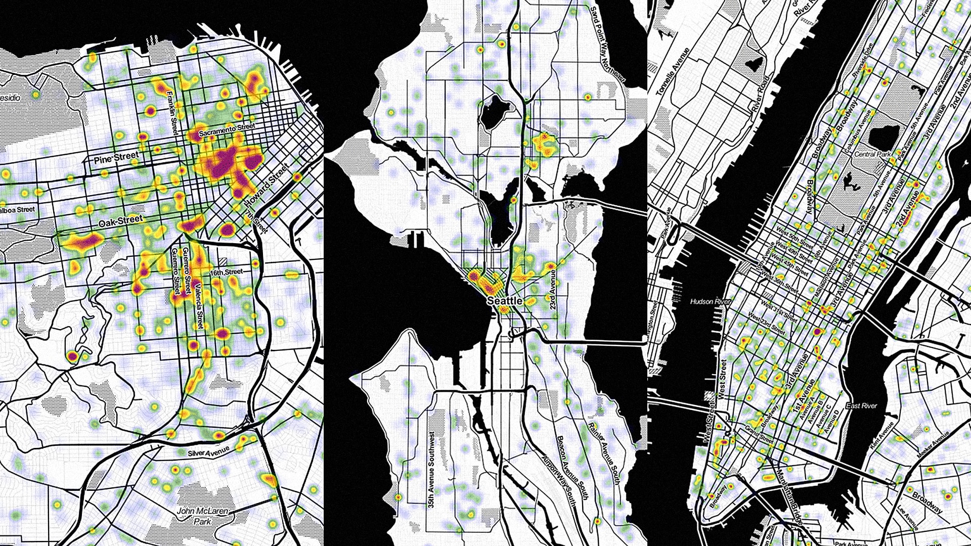 Animated Heat Maps Reveal The Loudest Neighborhoods - Fast Company