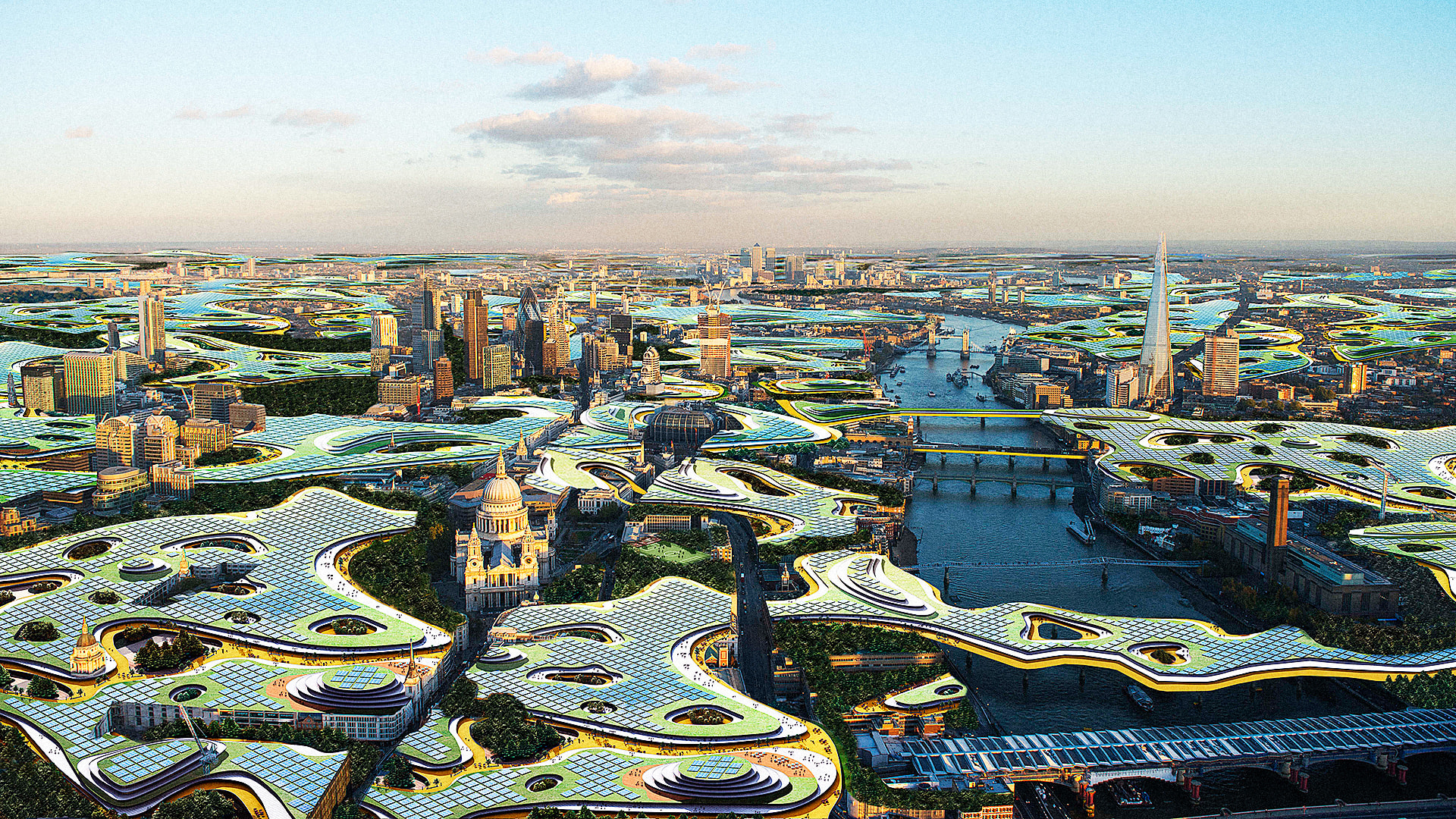 An Office The Size Of A City: Googleplex Designer's Latest Zany Idea ...