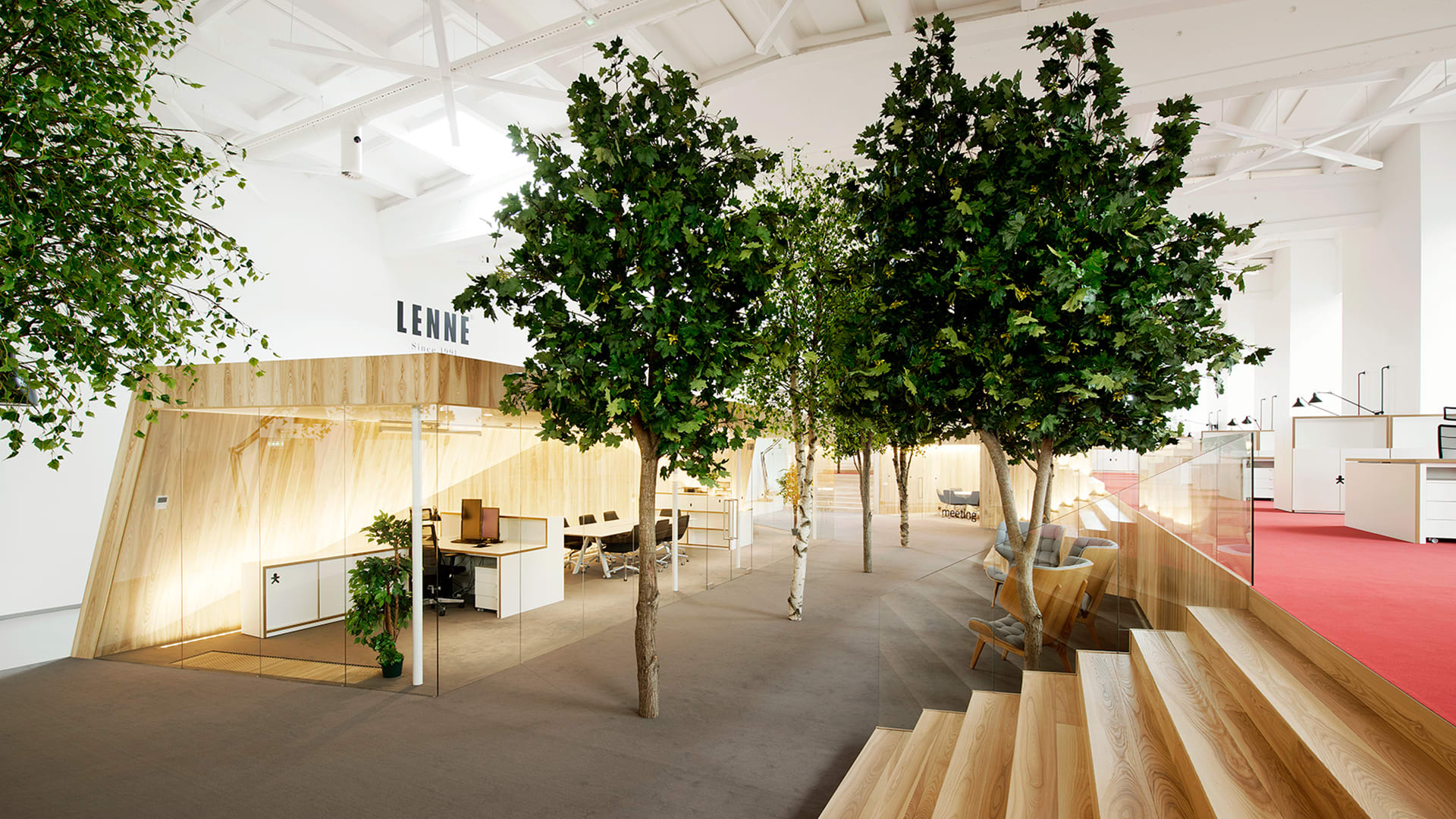 This Office Brought A Mini Forest Indoors - Fast Company