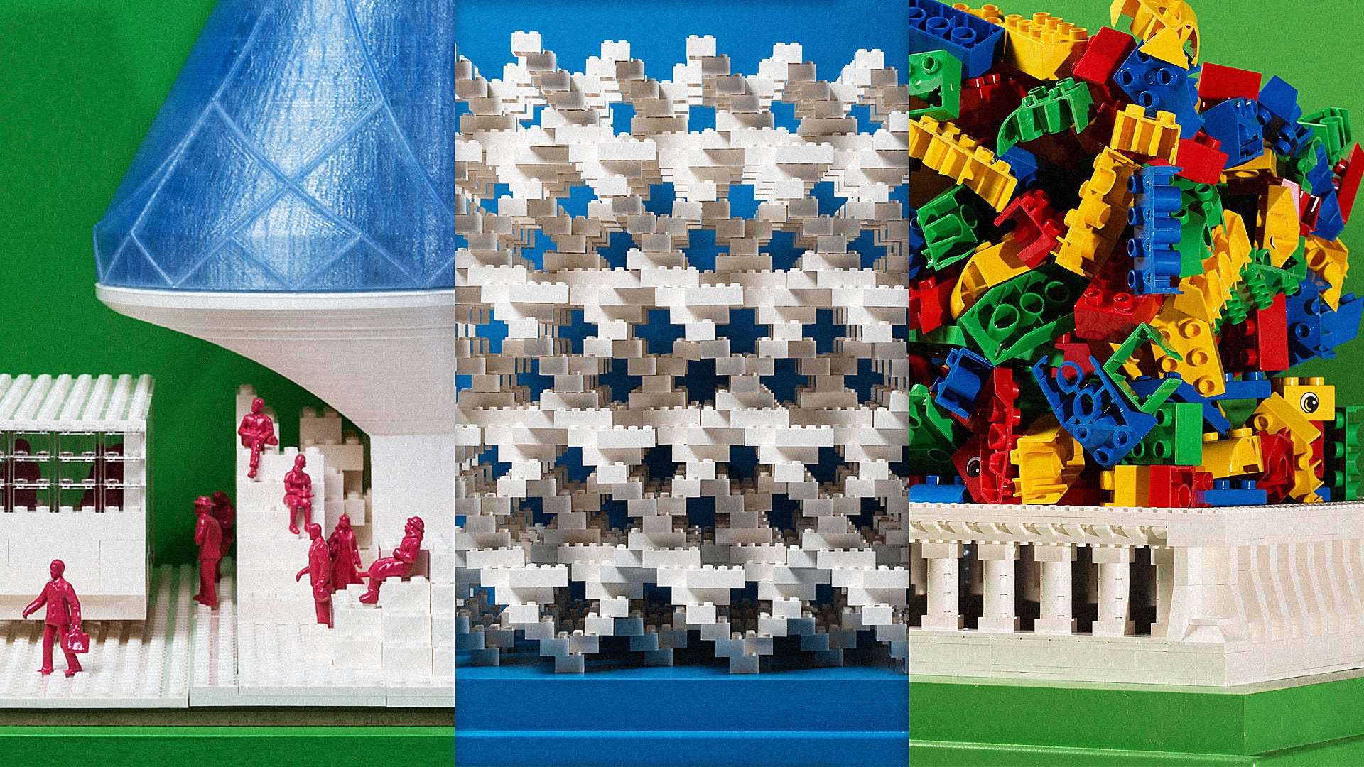 How 10 Architects Used The Same Box Of 1,200 White Legos - Fast Company