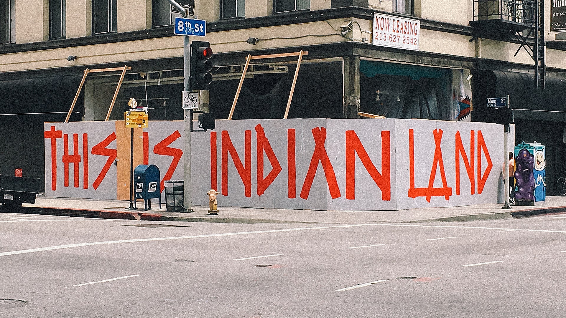 This Native American Artist's Street Art Reminds L.A. Residents Who Was ...