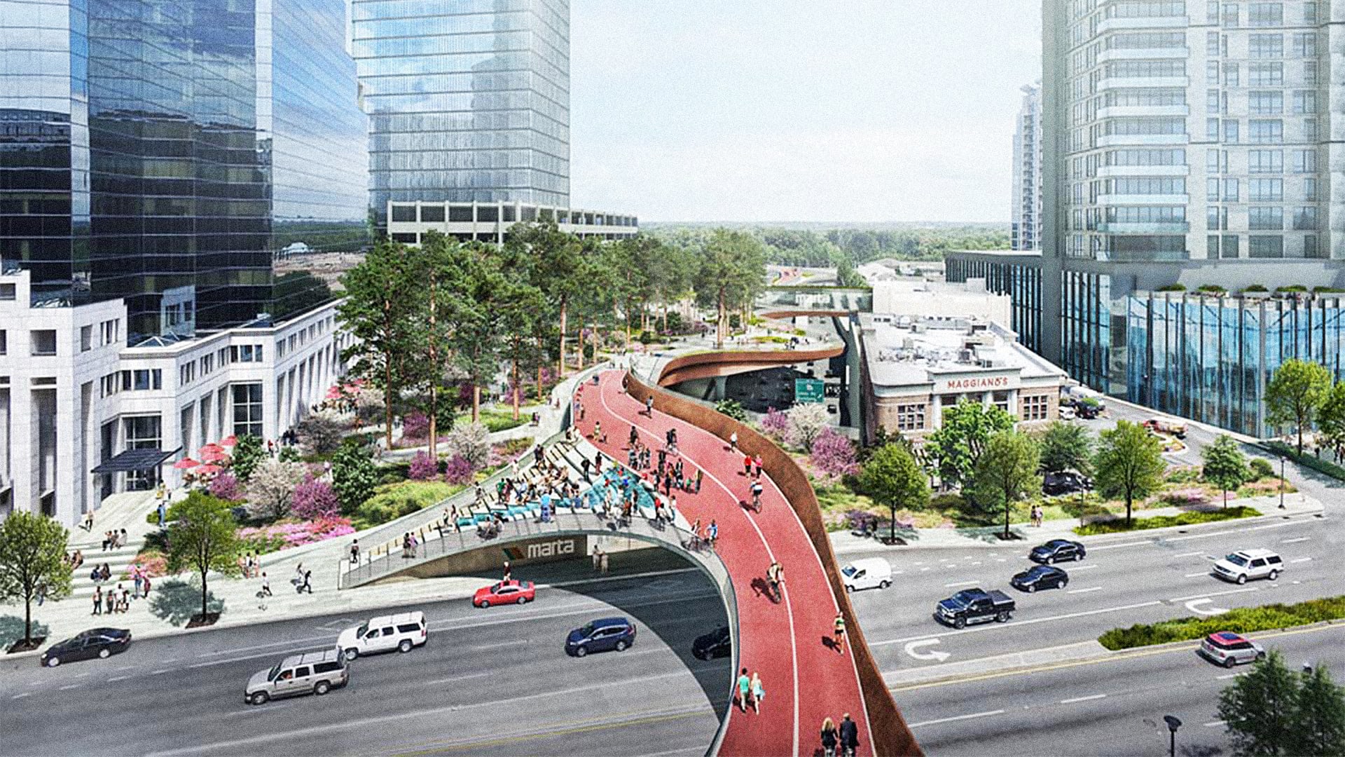 Atlanta Wants To Cover A Major Highway With This High Line-Style Garden ...