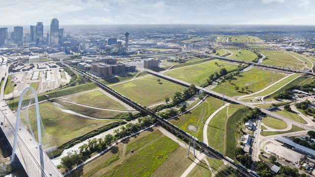 This New Riverside Park In Dallas Is Designed To Fill With Water When ...