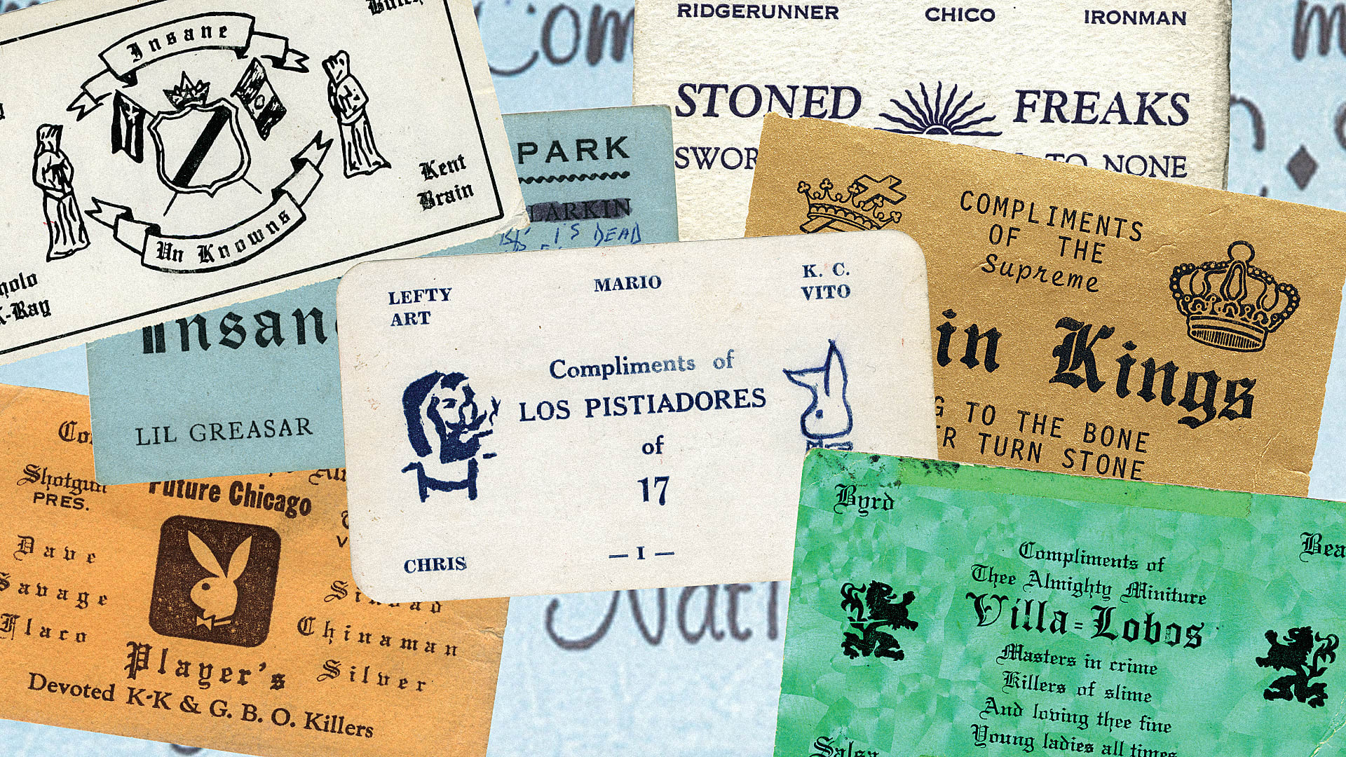 Decoding The Symbols Of 1970s Gangs-And Their Business Cards - Fast Company