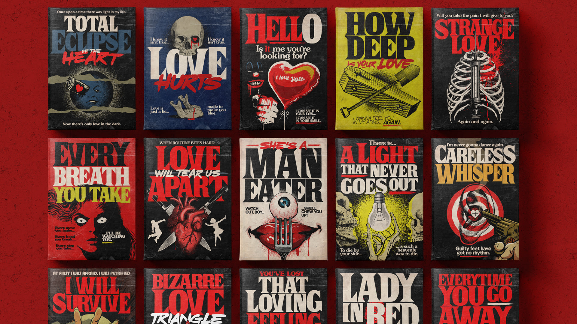 Your Favorite '80s Jams Have Become Old School Stephen King Book Covers ...