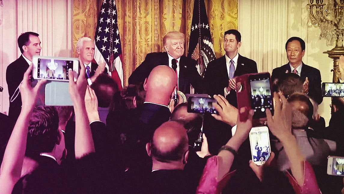 Trump Takes Victory Lap On Foxconn's Plans For New U.S. Factory - Fast ...