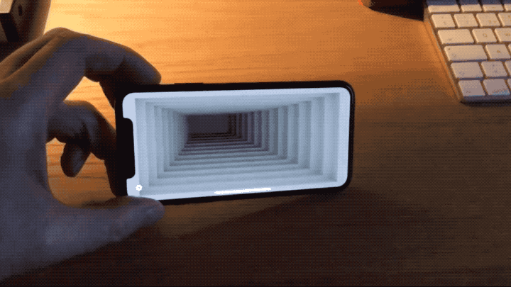 A Wild UI Experiment With The iPhone X's Front-Facing Camera - Fast Company