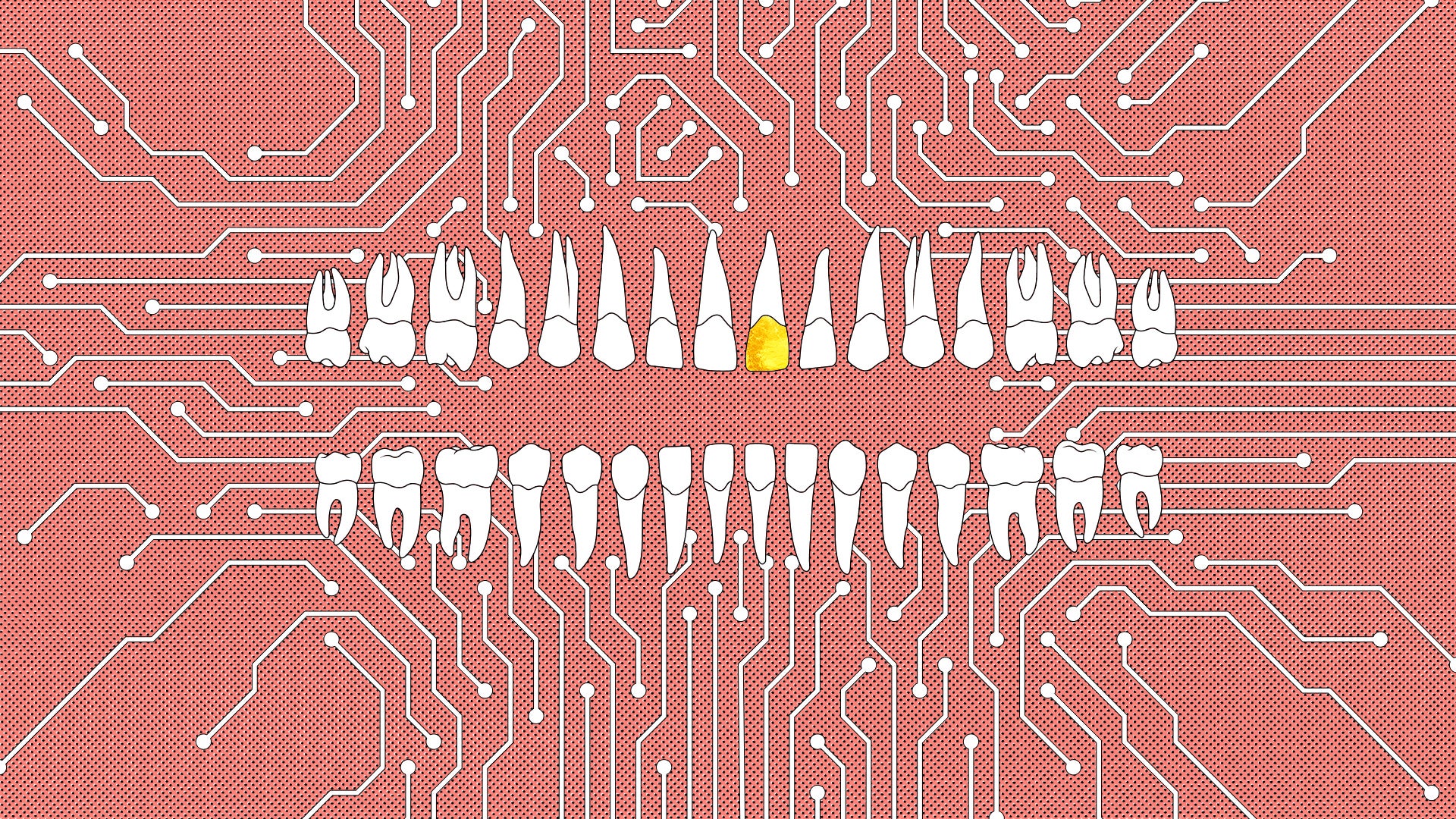 Stick This Gold Sticker On Your Tooth To Track How Much You Eat - Fast ...