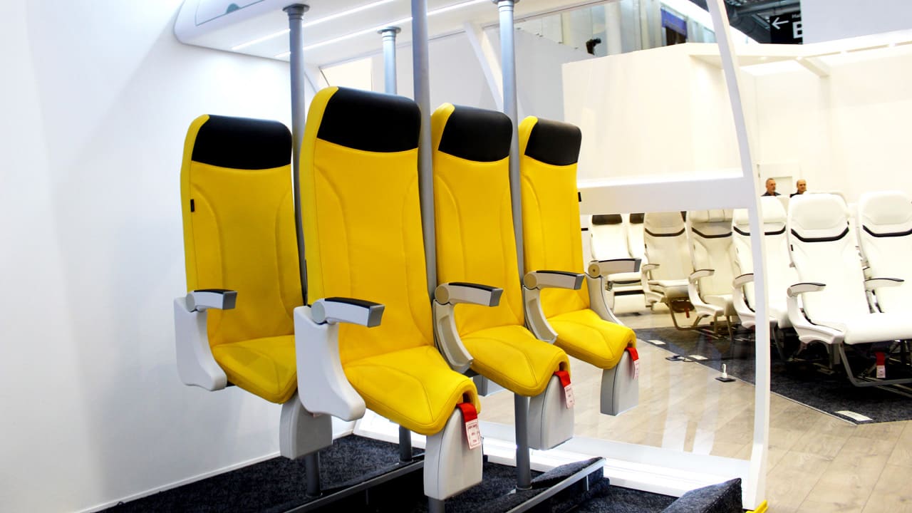 The Airplane Saddle Is A Standing Seat For Super-Economy Flights - Fast ...