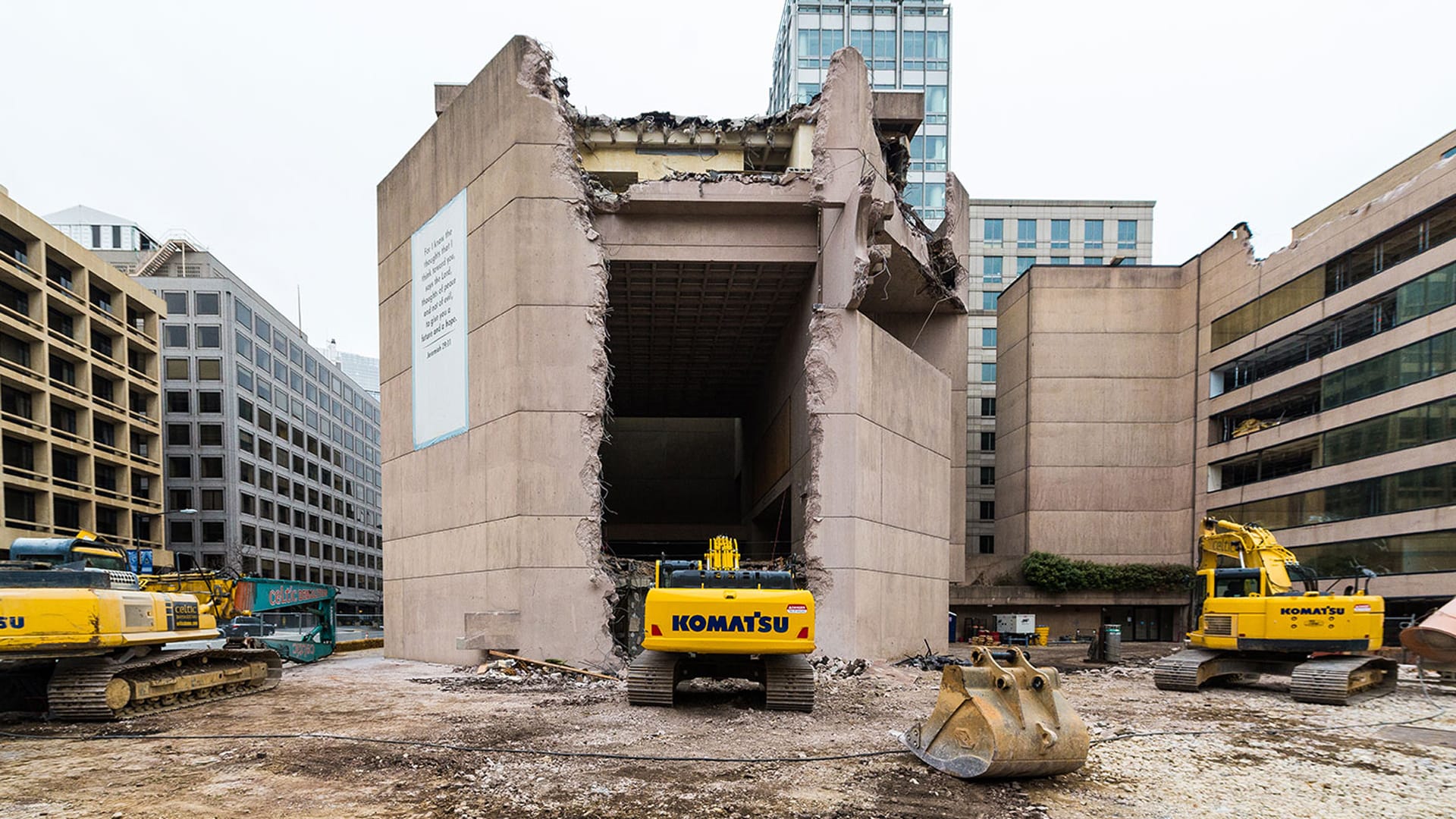 The Strange Beauty Of Brutalist Architecture, Mid-Demolition - Fast Company